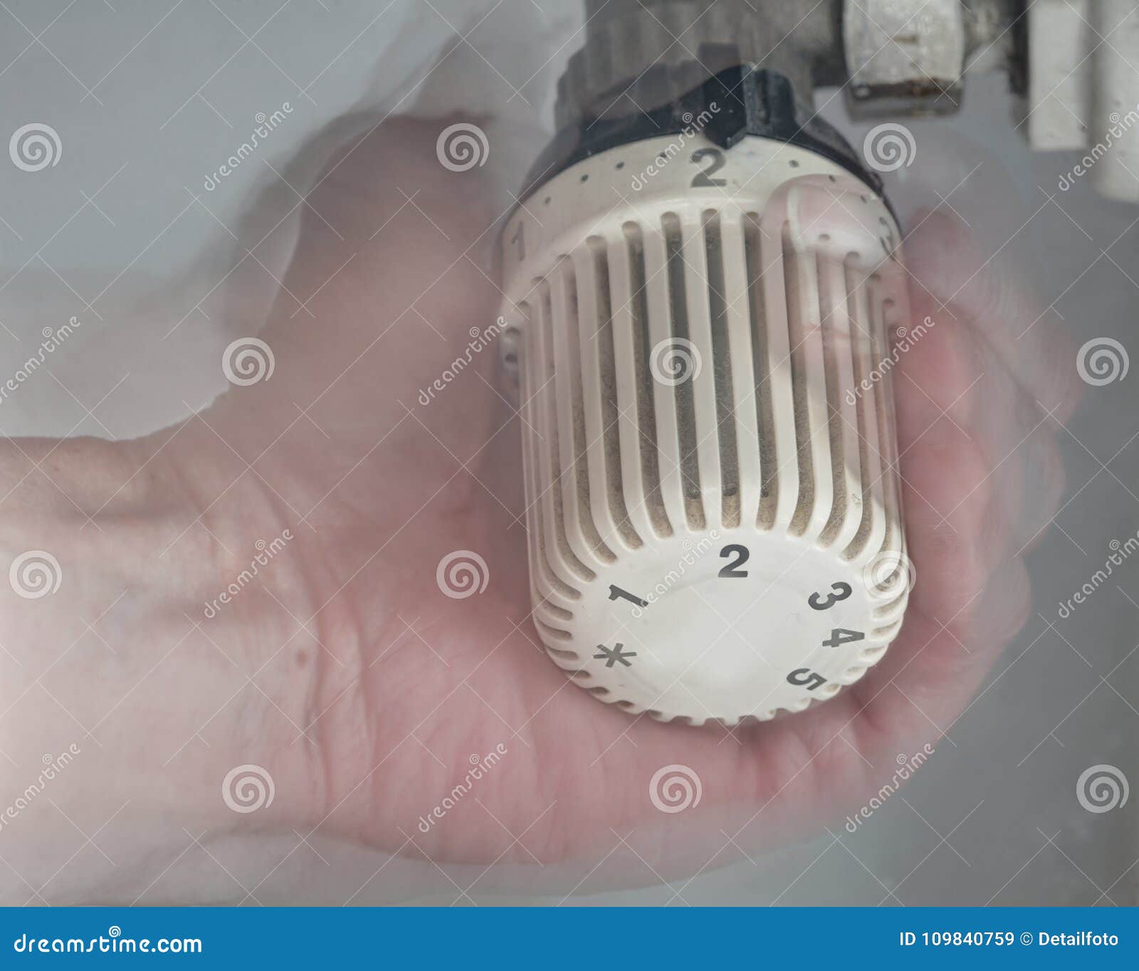 White heating thermostat stock image. Image of indoor - 109840759