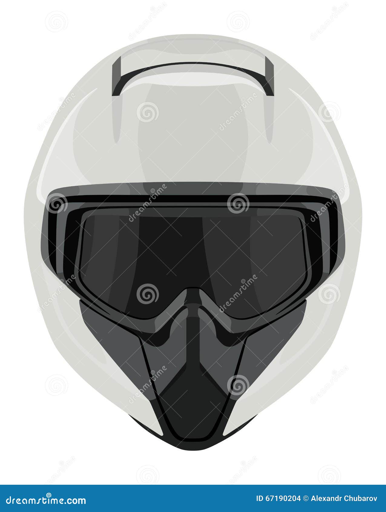 White helmet stock vector. Illustration of illustrations - 67190204