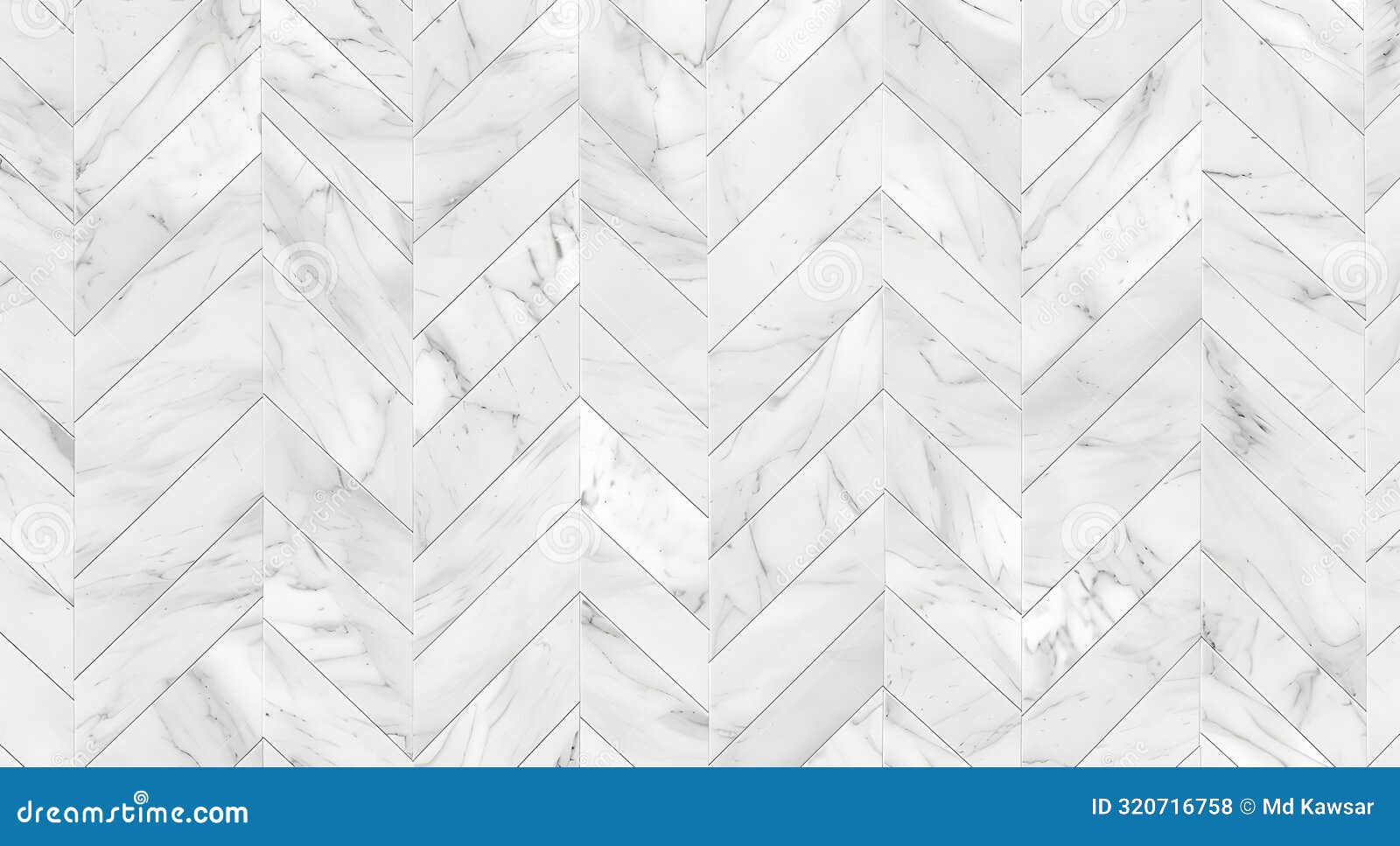 White Herringbone Marble Tile Seamless Pattern Stock Illustration ...