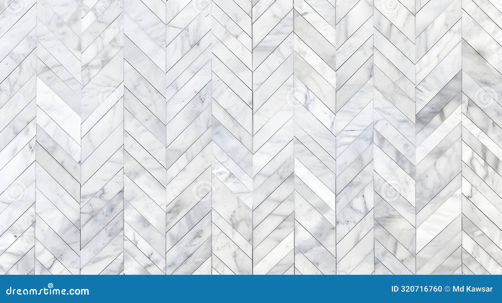 White Herringbone Marble Tile Seamless Pattern Stock Illustration ...