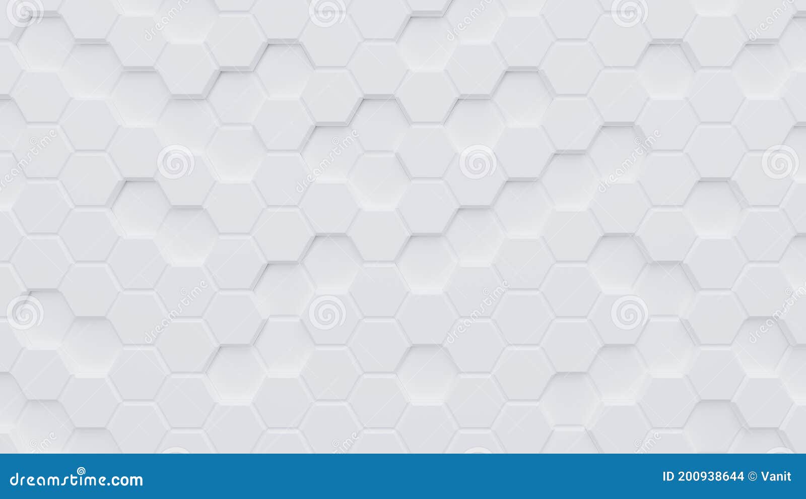 White Hexagon Pattern Background Stock Illustration - Illustration of ...