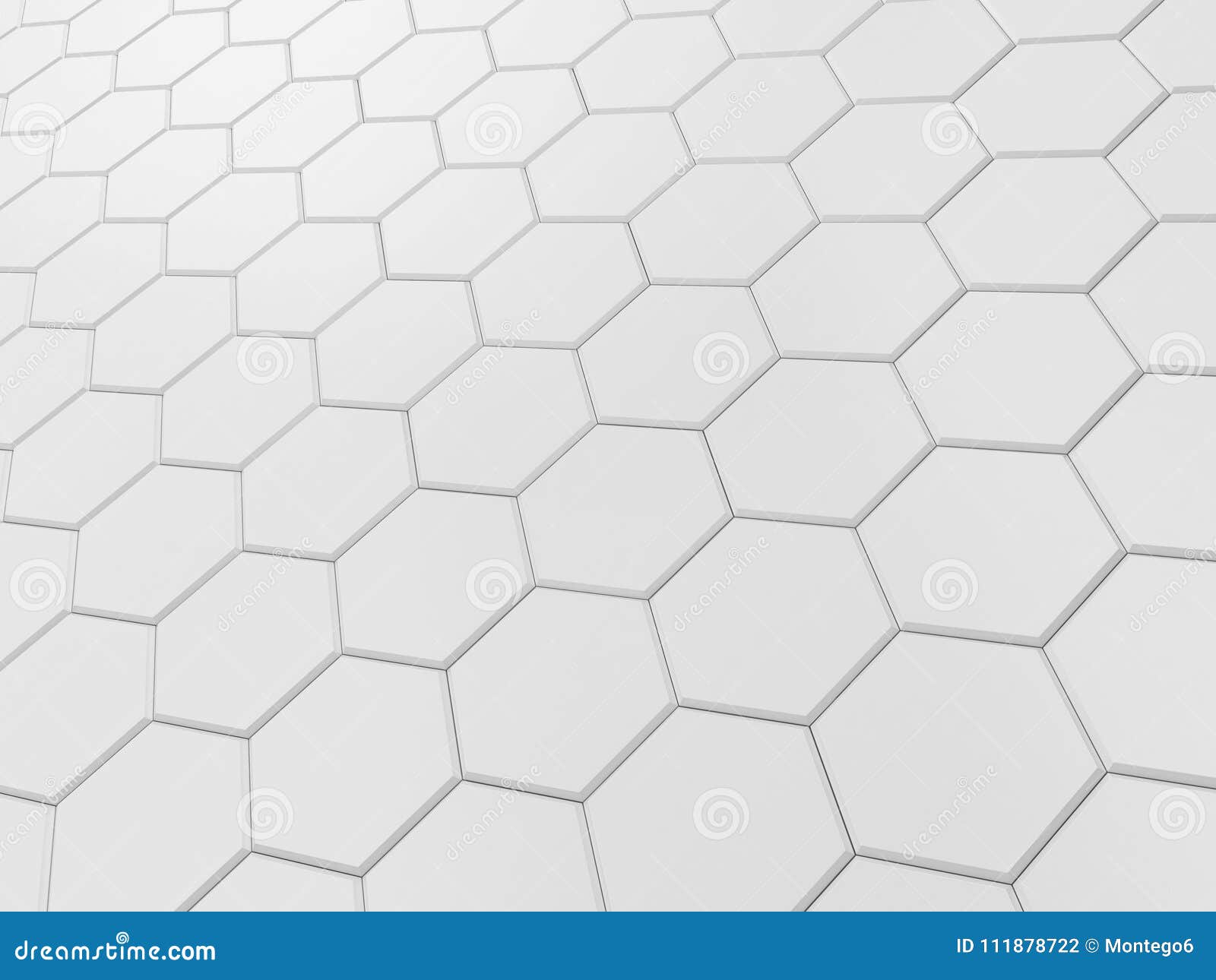 White hexagonal tile stock illustration. Illustration of home - 111878722