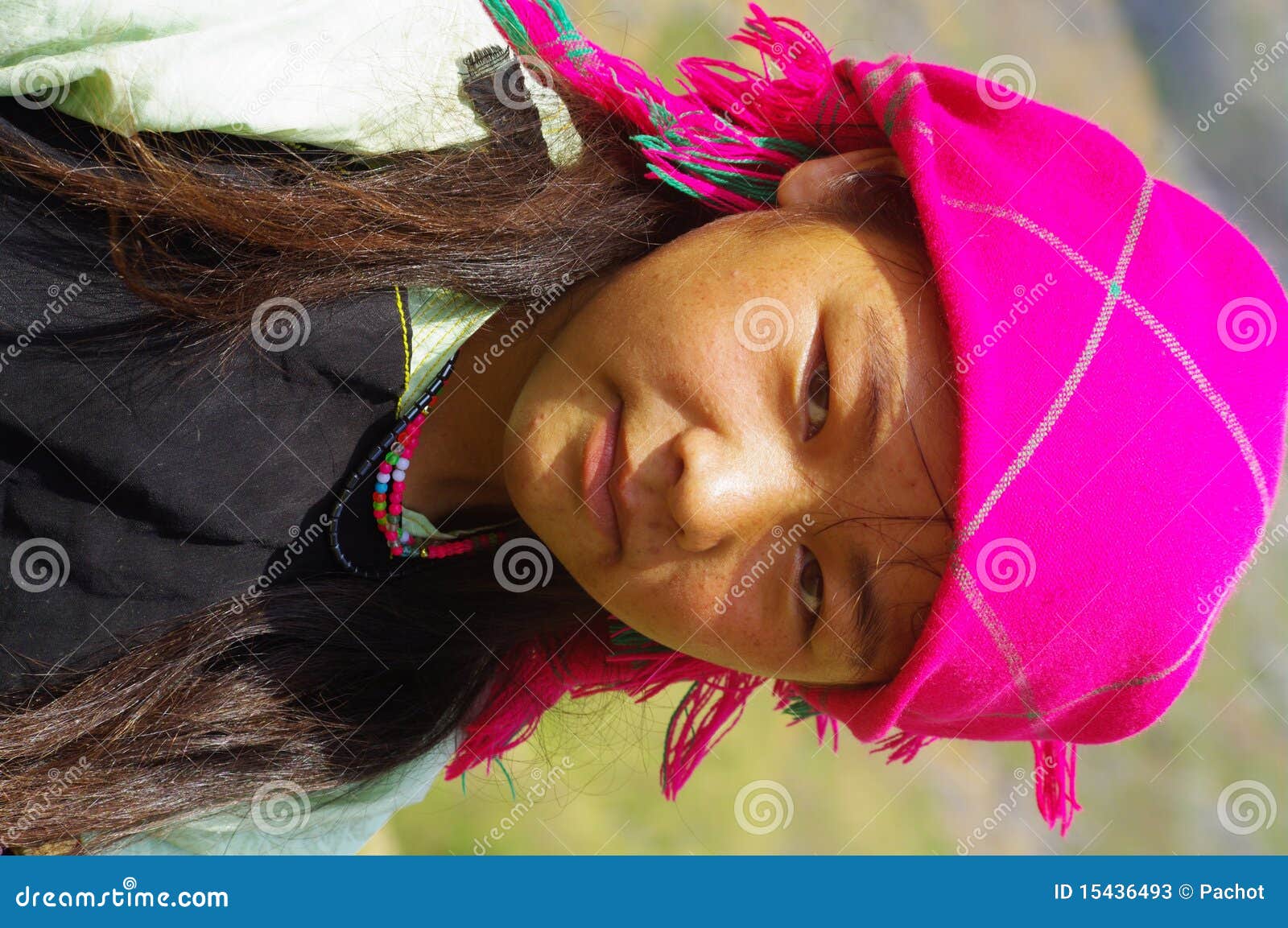 White Hmong Girl stock image. Image of hill, tribe, minority - 15436493