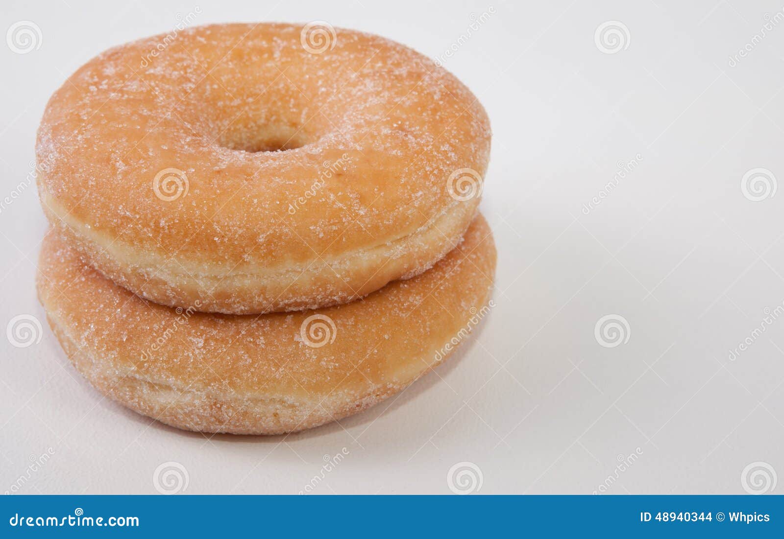 White homemade donuts stock photo. Image of crust, sugar - 48940344