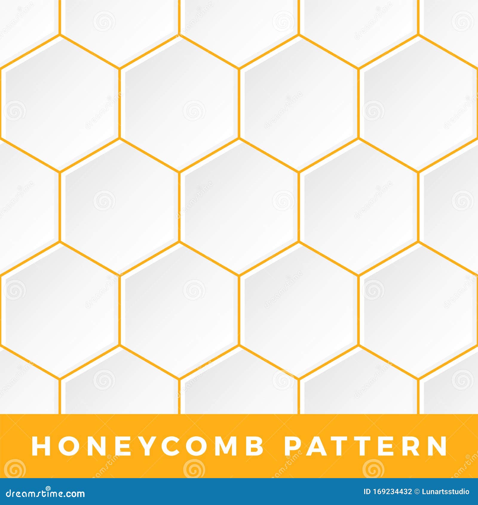 White Honeycomb Vector Seamless Pattern. Vector Natural Honey ... White Honeycomb Vector Seamless Pattern. Vector Natural Honey ...