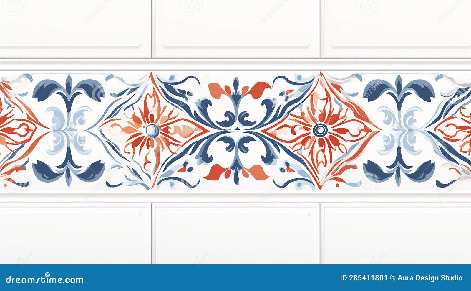 White Horizontal Background with Tiles. Seamless Pattern Stock ...