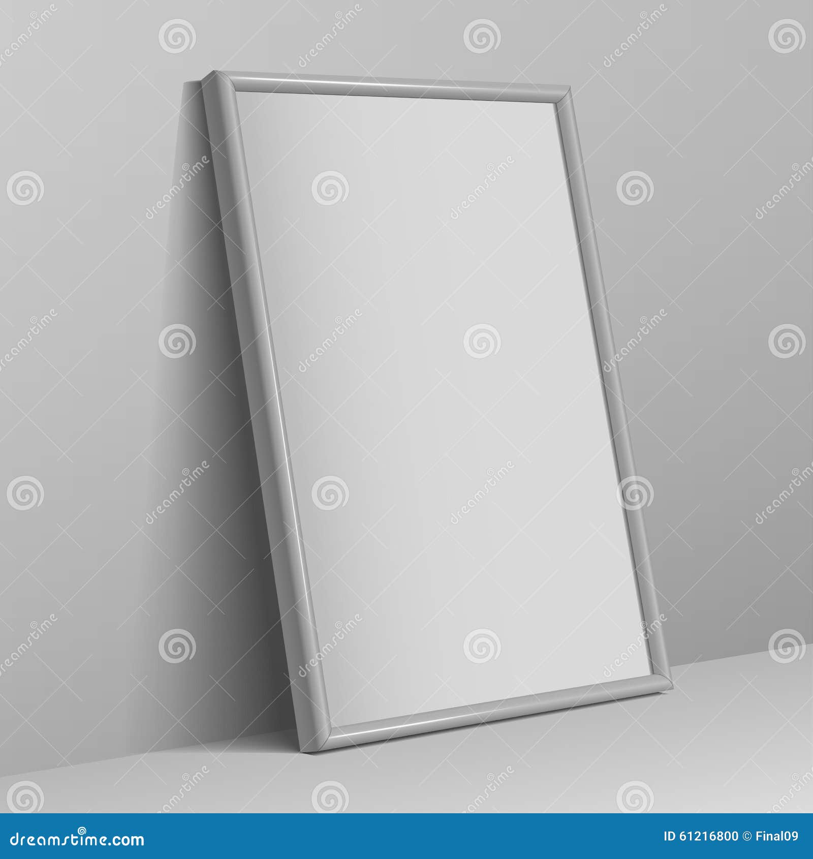 White Horizontal Frame for Paintings Stock Vector - Illustration of ...