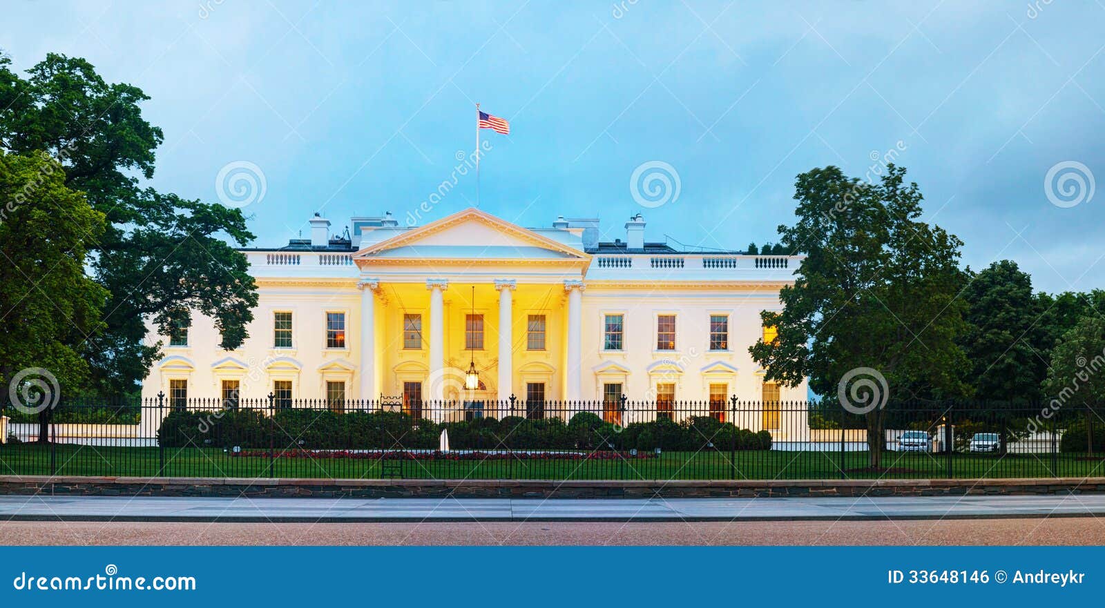 The White House Building in Washington, DC Stock Photo - Image of ...