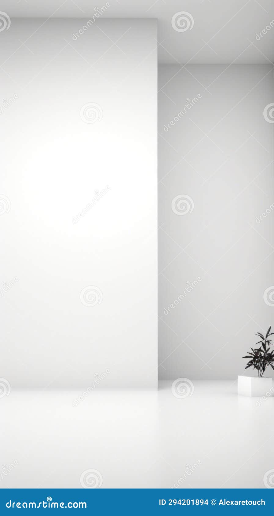 White House Interior Wall Mockup, Layout Element for Graphic Design ...