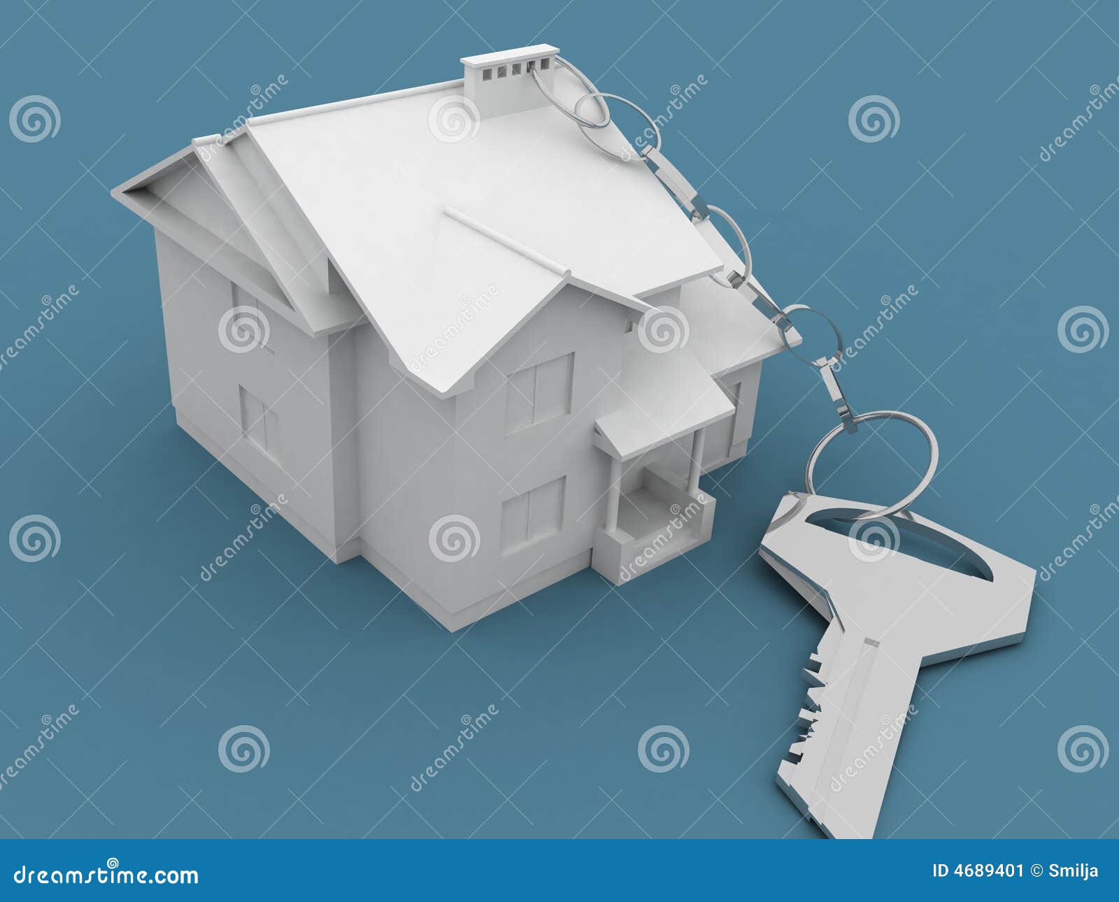 White house, key stock illustration. Illustration of money - 4689401