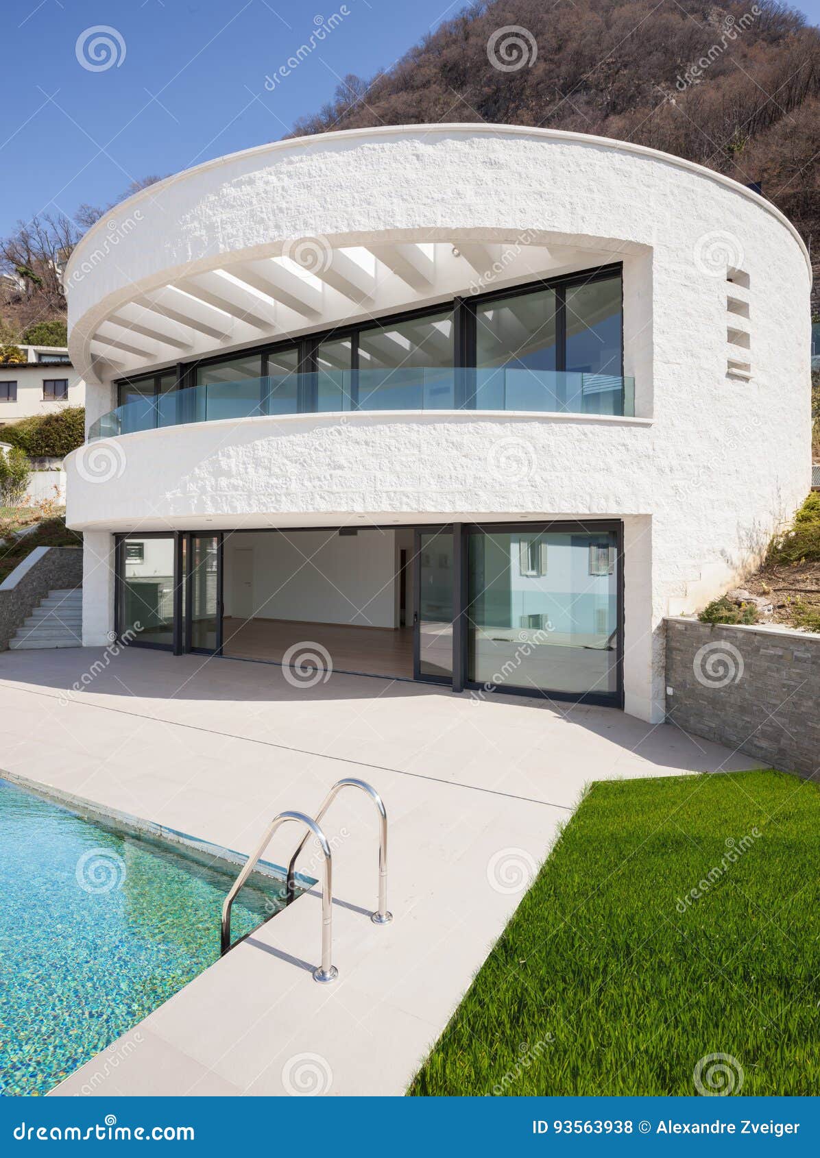 White House, the Pool is Beautiful Stock Photo - Image of architecture ...