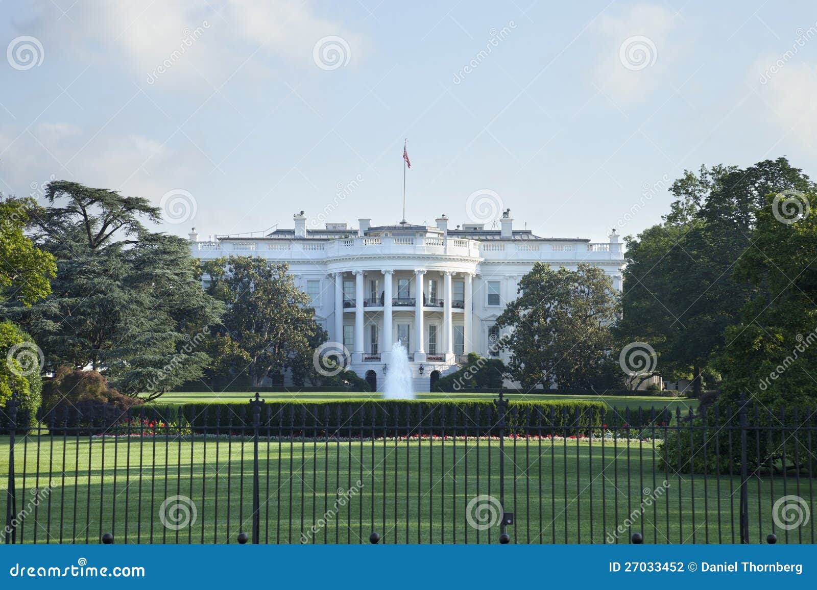 The White House in Washington DC South Side Stock Photo - Image of ...