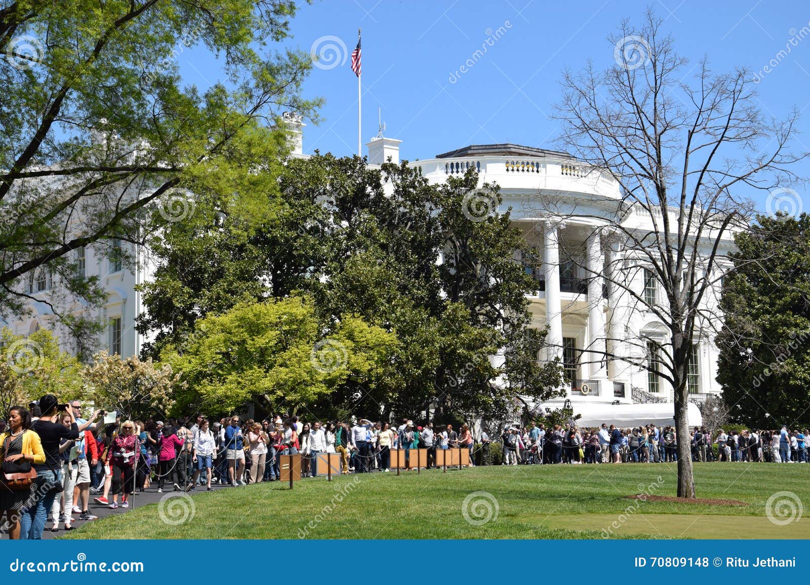 The White House in Washington, DC Editorial Stock Photo - Image of ...