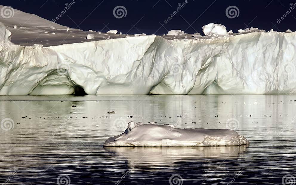White ice stock photo. Image of reflection, extreme, pole - 2561616