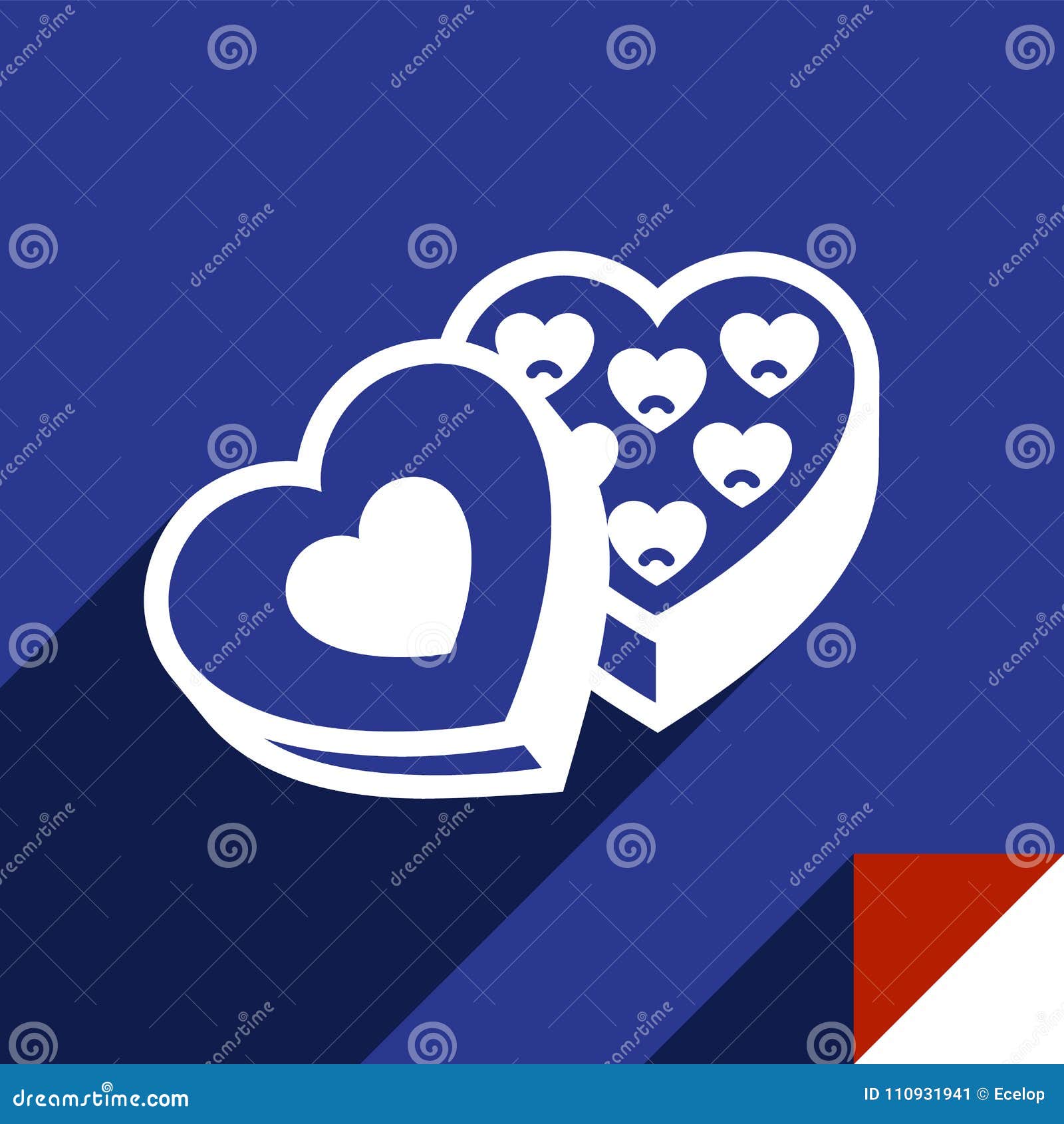 Icon on square sticker stock vector. Illustration of colored - 110931941