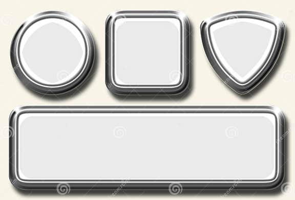 White icon set stock illustration. Illustration of gradient - 4305775