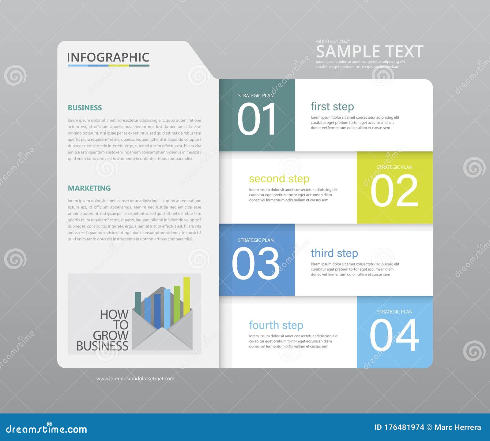 White Index Document Template Design Stock Vector - Illustration of ...