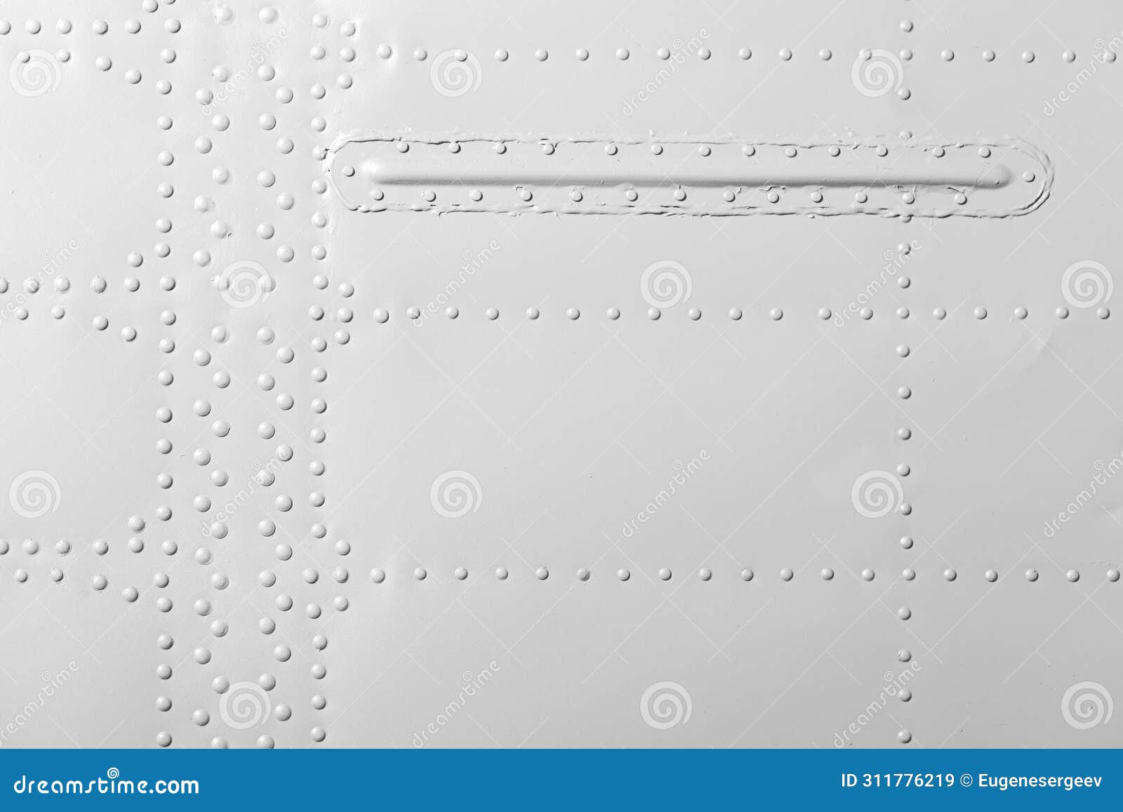 White Industrial Metal Wall with Rivets Pattern, Front View Stock Image ...
