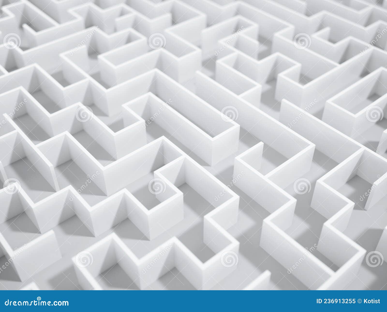 White infinite maze stock illustration. Illustration of difficulty ...