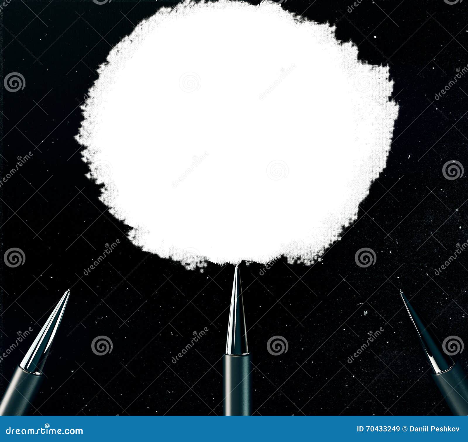 White ink stock illustration. Illustration of draw, cloud - 70433249