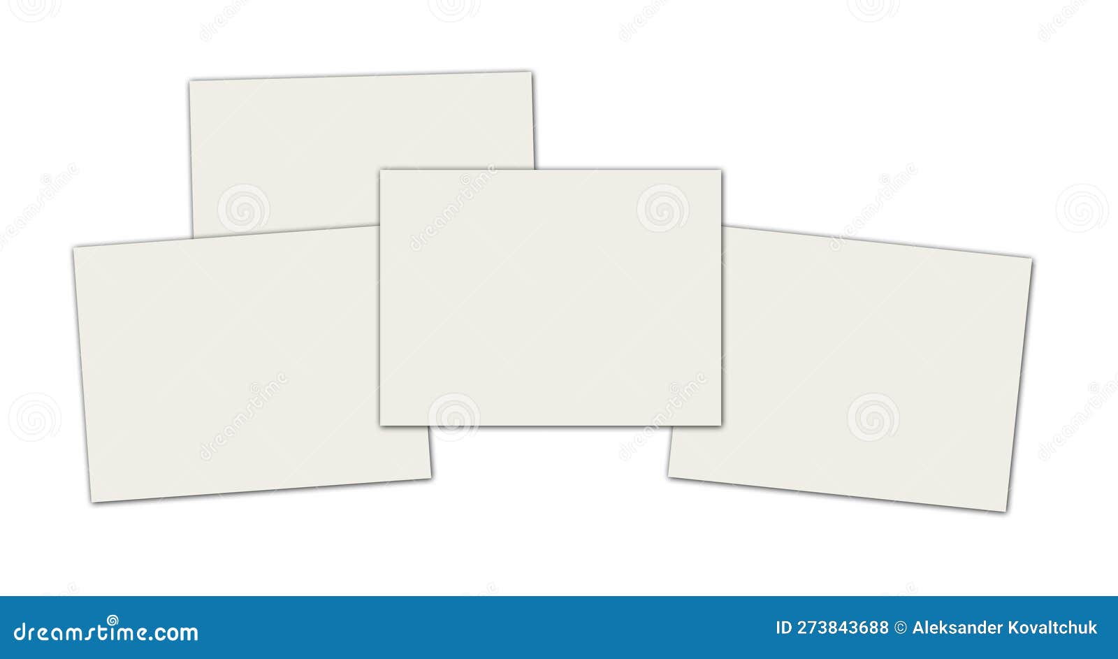 White Insert Report or Screenshoot Blank Template for Presentation ...