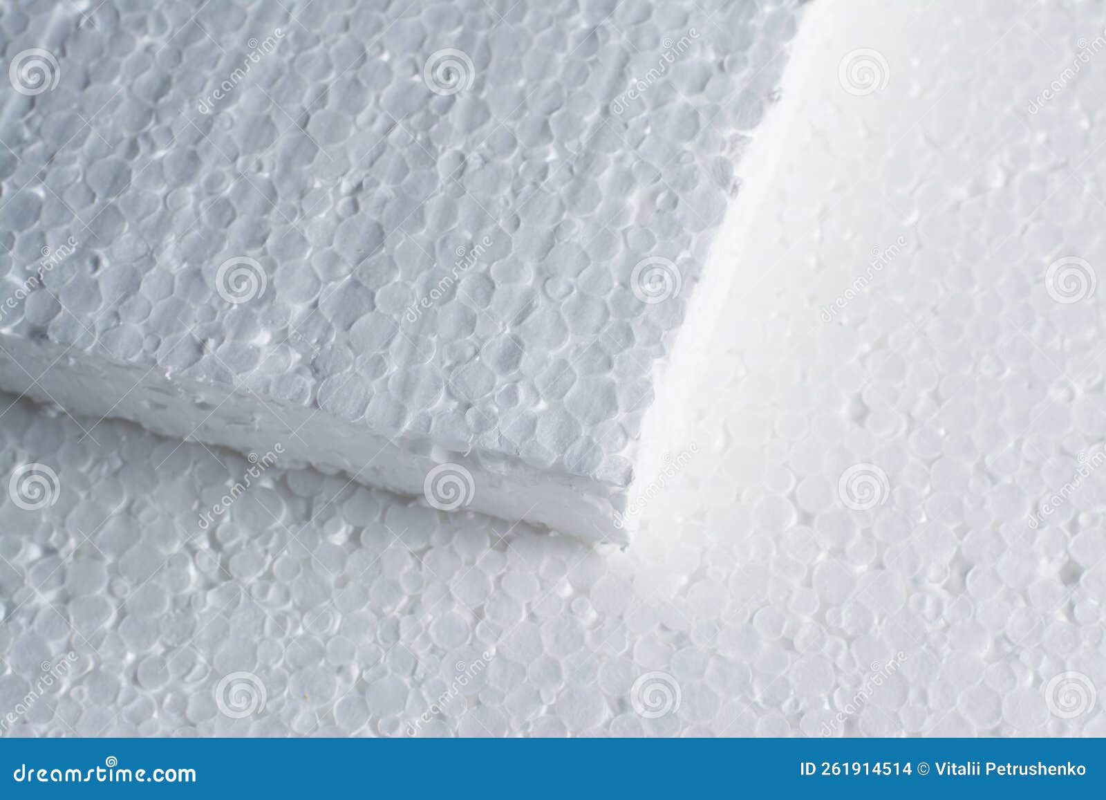White Insulating Styrofoam Sheet Stock Photo - Image of environment ...