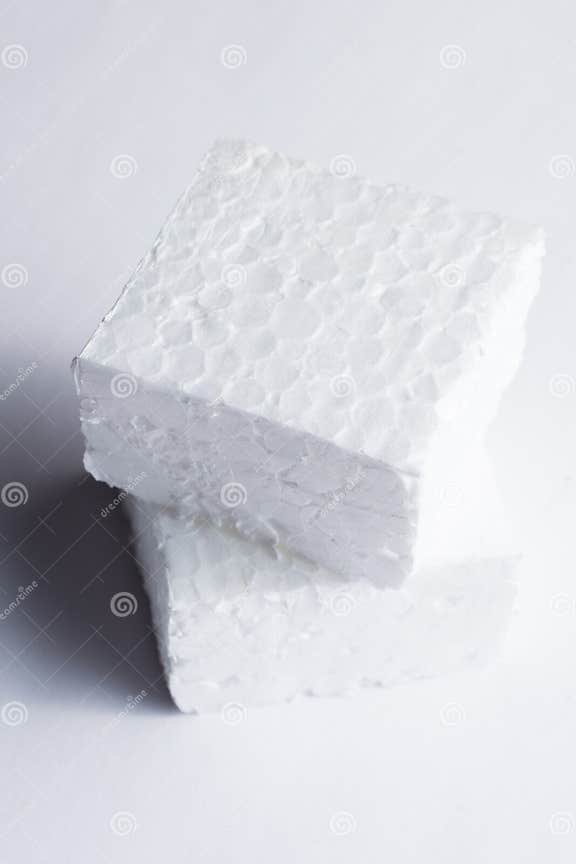 White insulating styrofoam stock image. Image of ecology - 261914479