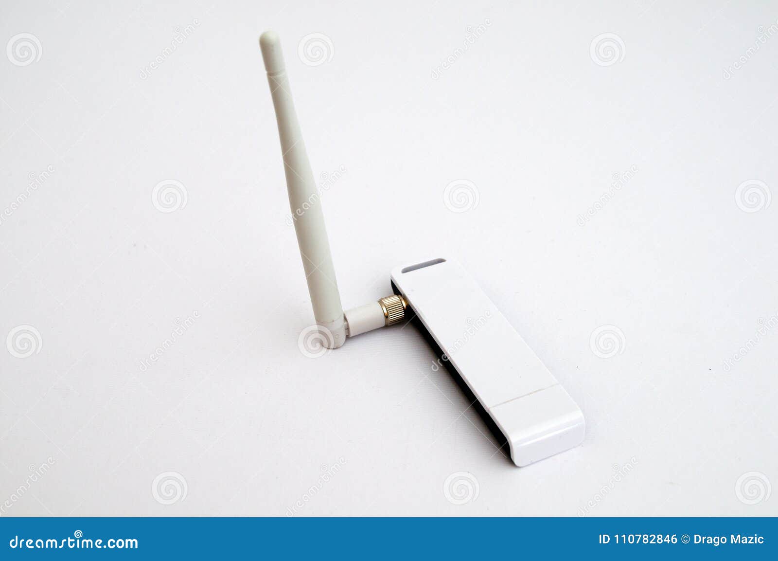 White internet adapter stock photo. Image of communication - 110782846
