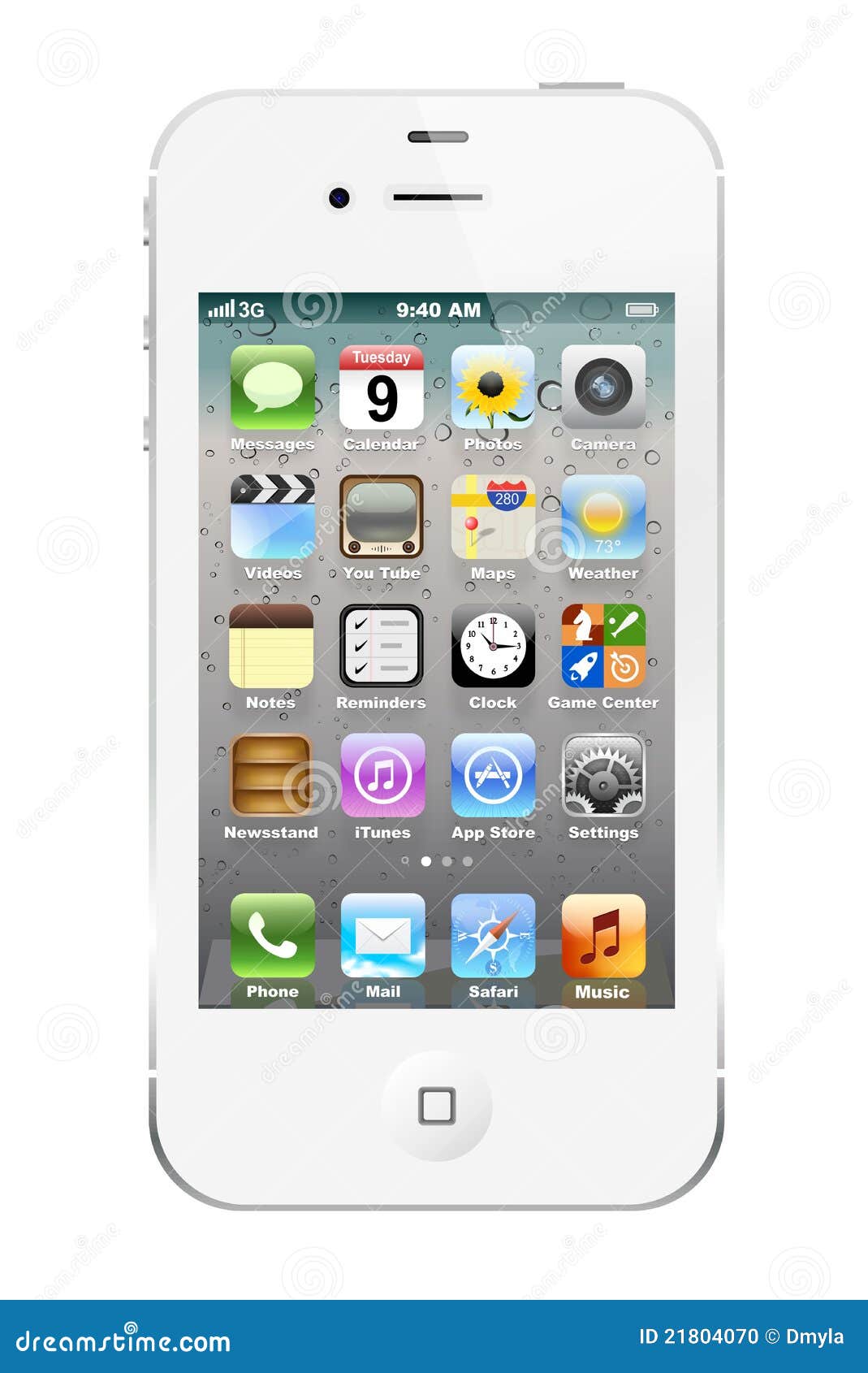 White iPhone 4S editorial image. Image of four, entertainment - 21804070