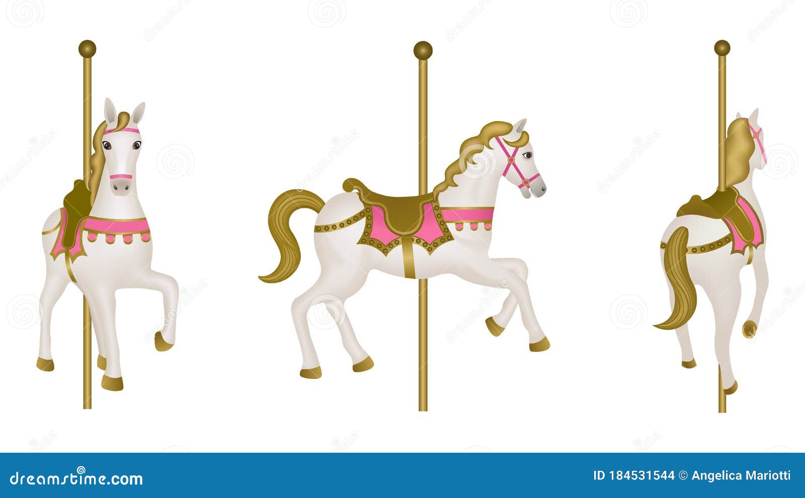 Carousel Horse, Merry Go Round Horse, French Carousel, Retro Carousel ...