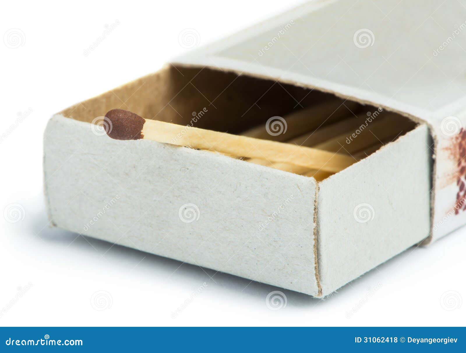 White Isolated Matches and Matchsticks Stock Photo - Image of wooden ...