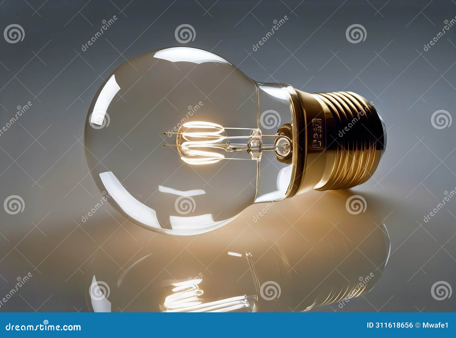 White Isolated Reflection Lightbulb Saver Normal Light Bulb Idea 2 ...