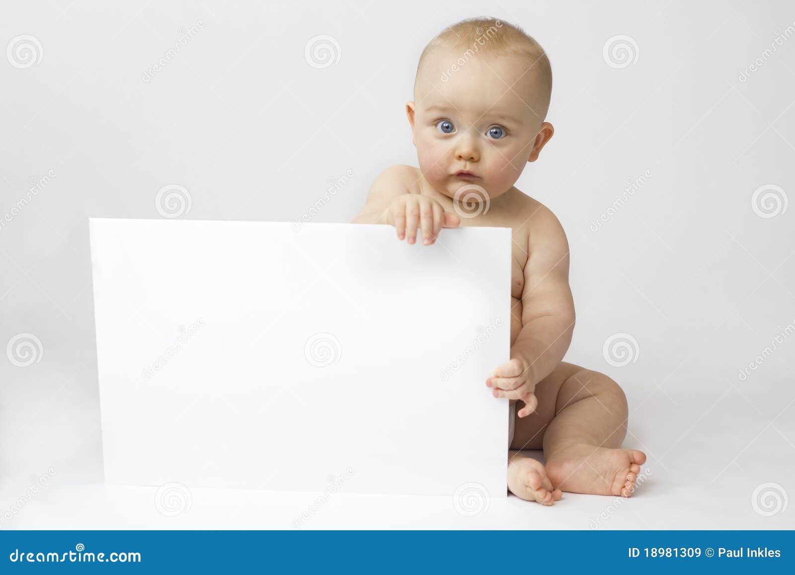 White Isolation of Baby stock image. Image of expression - 18981309