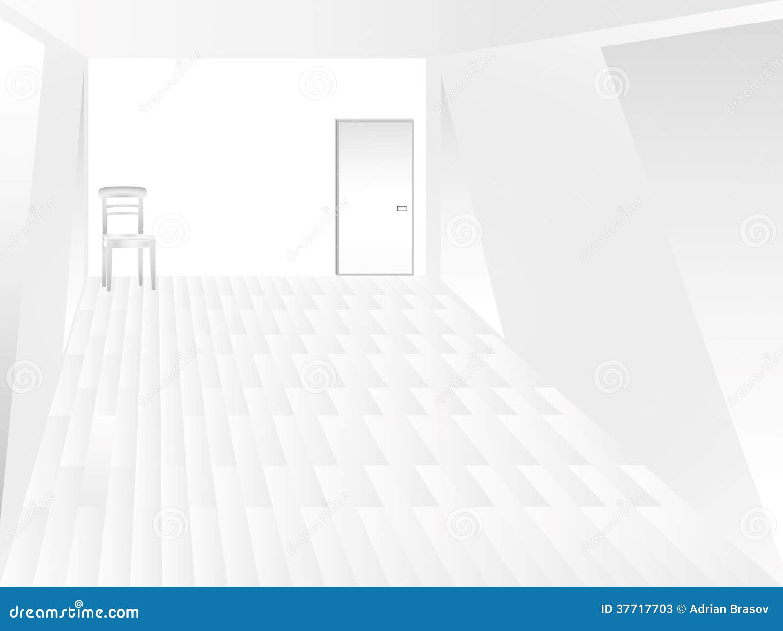 White isolation room stock vector. Illustration of grey - 37717703