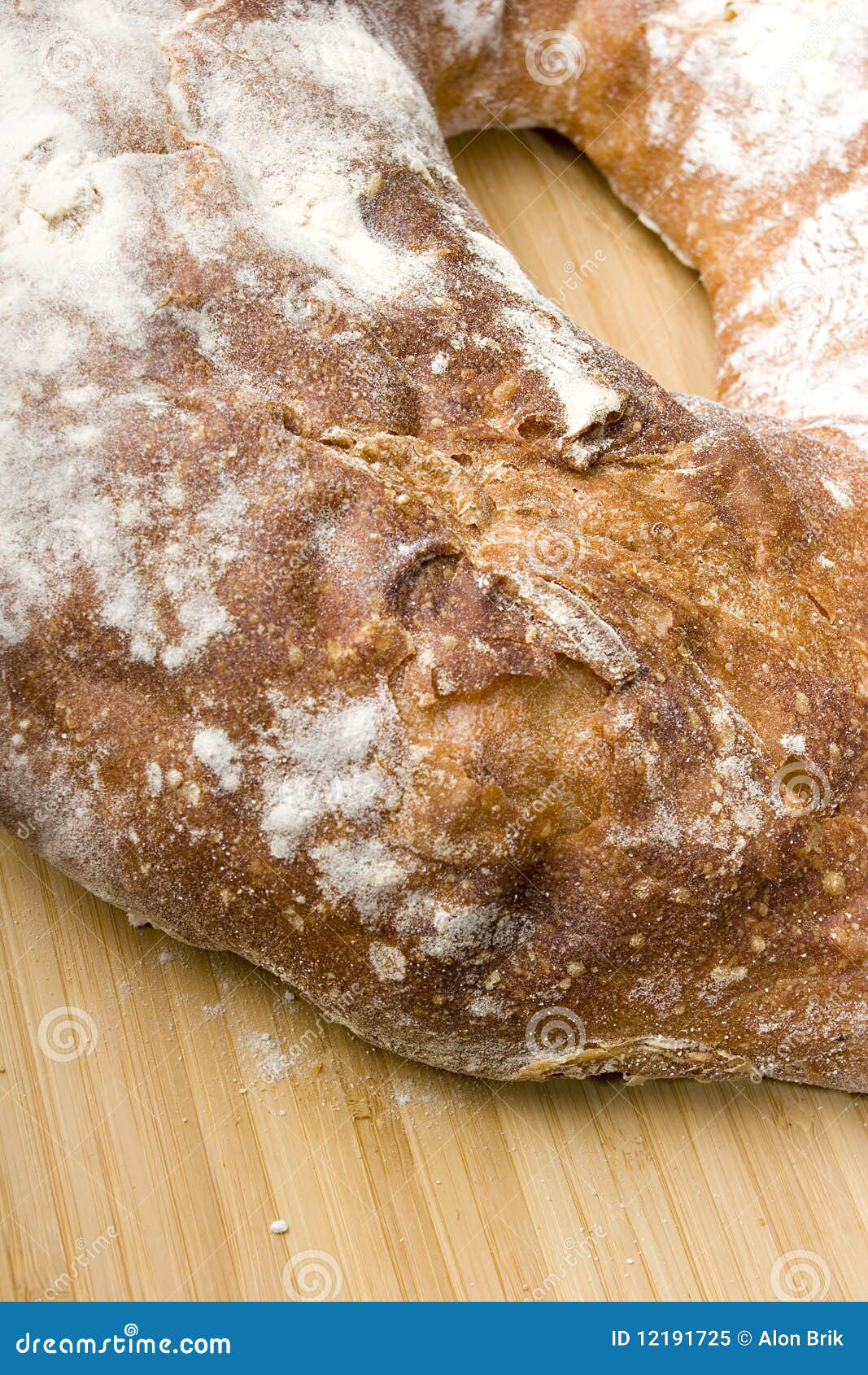 White Italian Brick Oven Fresh Baked Bread Stock Image - Image of loaf ...