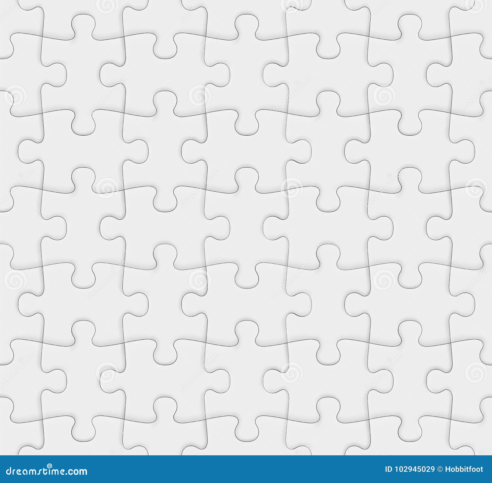 White Jigsaw Puzzle. Blank Seamless Background. Stock Vector ... White Jigsaw Puzzle. Blank Seamless Background. Stock Vector ...