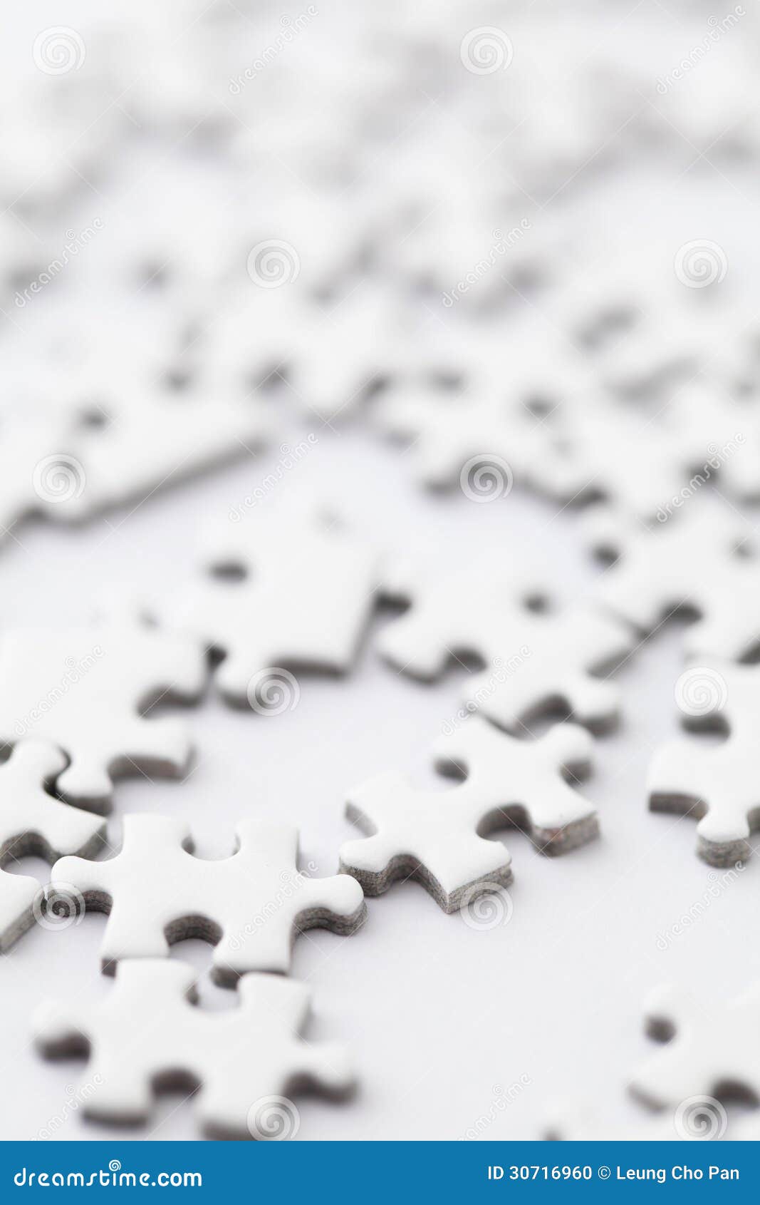White jigsaw puzzle stock photo. Image of missing, creativity - 30716960