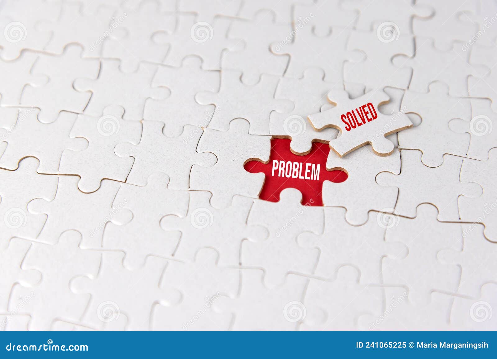 Problem Solved, Wooden Puzzle Royalty-Free Stock Photography ...