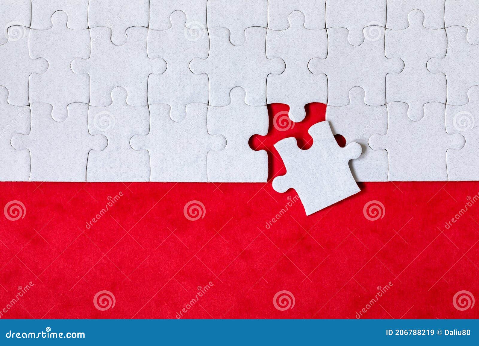 White Jigsaw Puzzle. White Puzzle Pieces on Color Background Stock ...