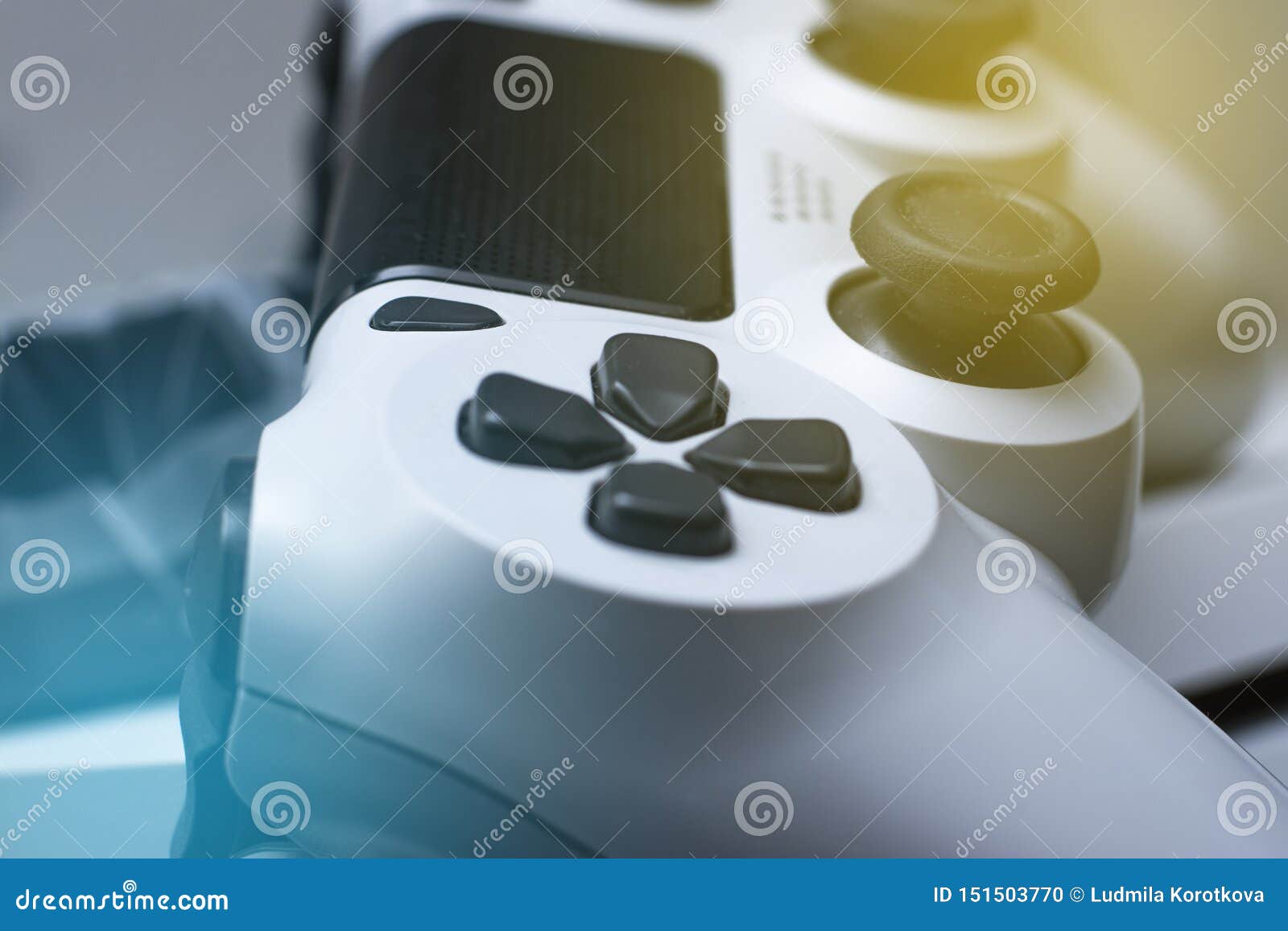 Joystick Gamepad. Computer Gaming Technology Play Competition Videogame ...