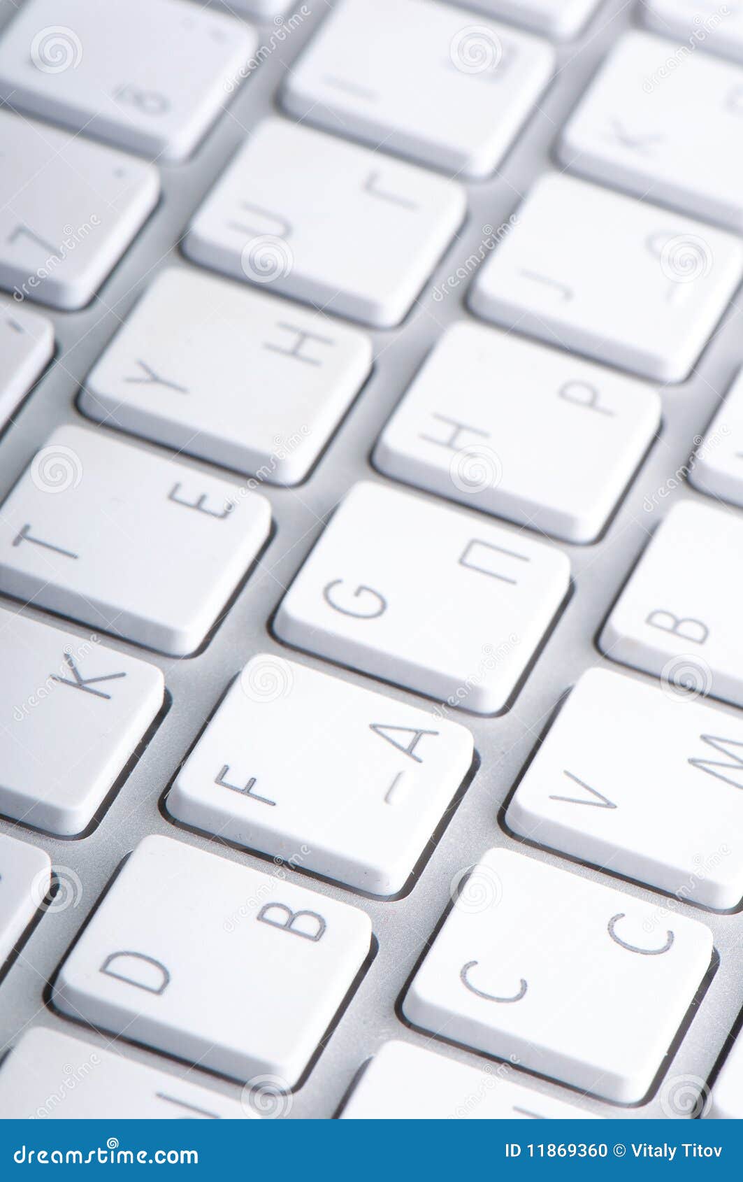 White keyboard stock photo. Image of isolated, computer - 11869360