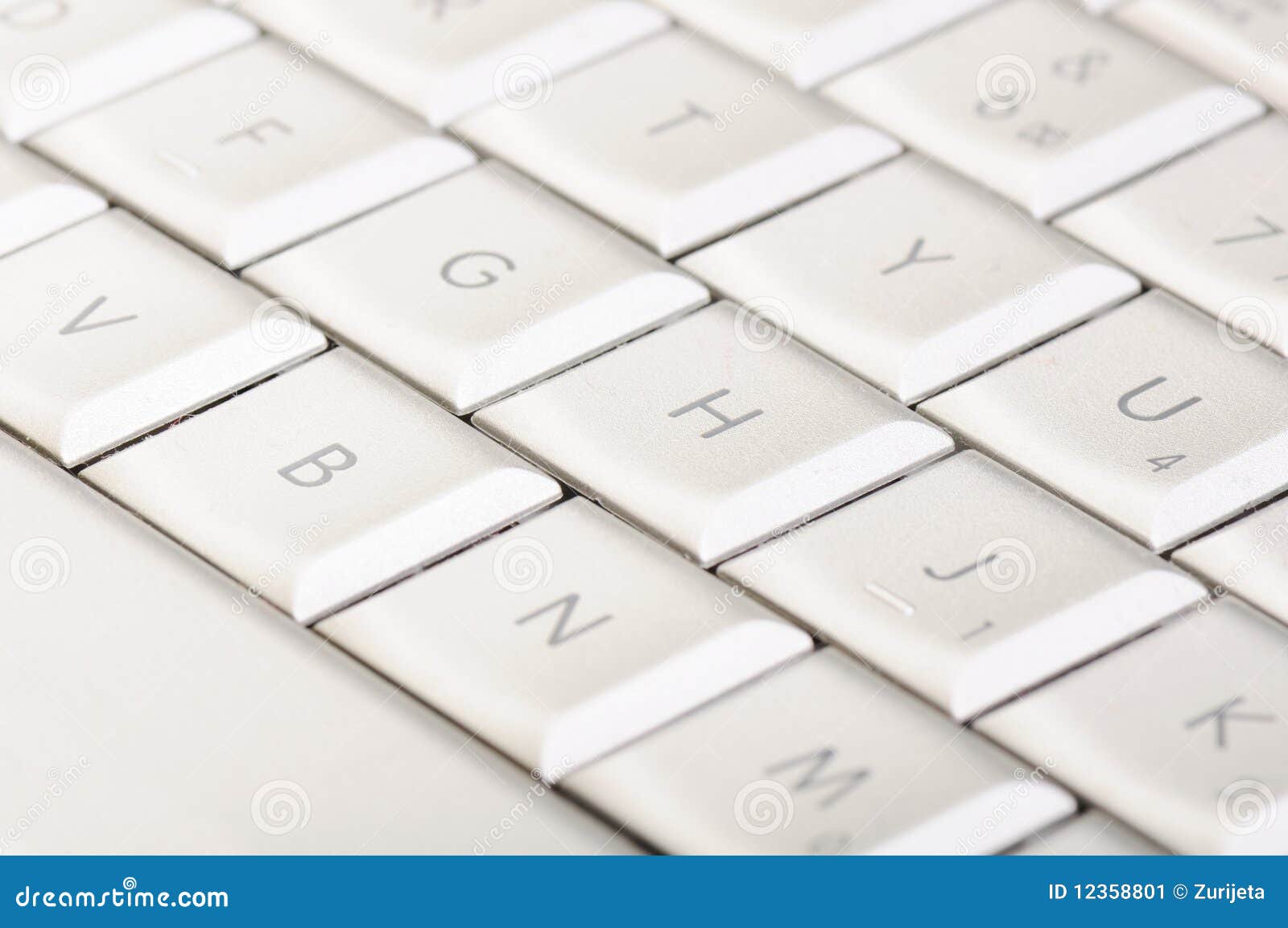 White keyboard stock image. Image of equipment, industry - 12358801