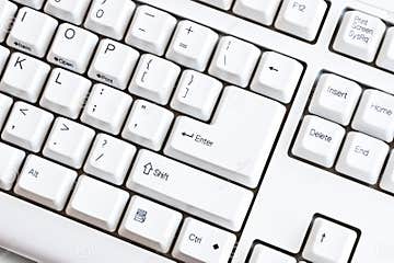 White keyboard stock image. Image of assistance, alphabet - 14311583