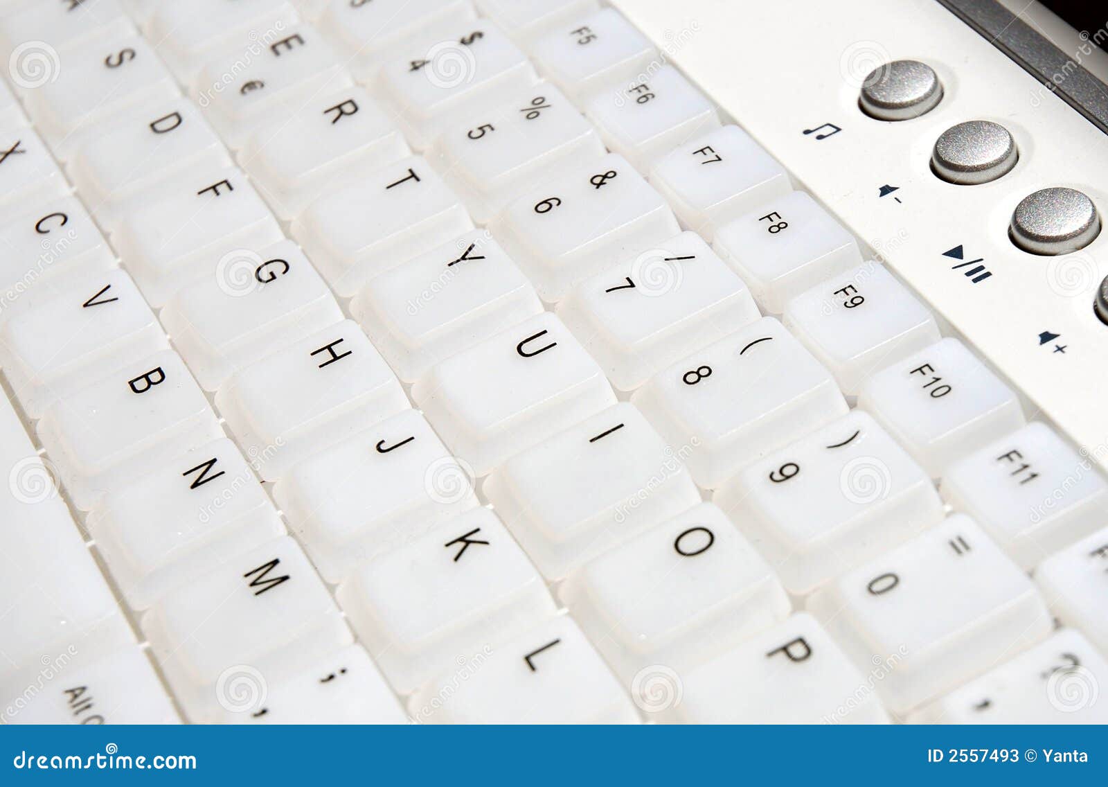White keyboard stock image. Image of help, abstract, button - 2557493