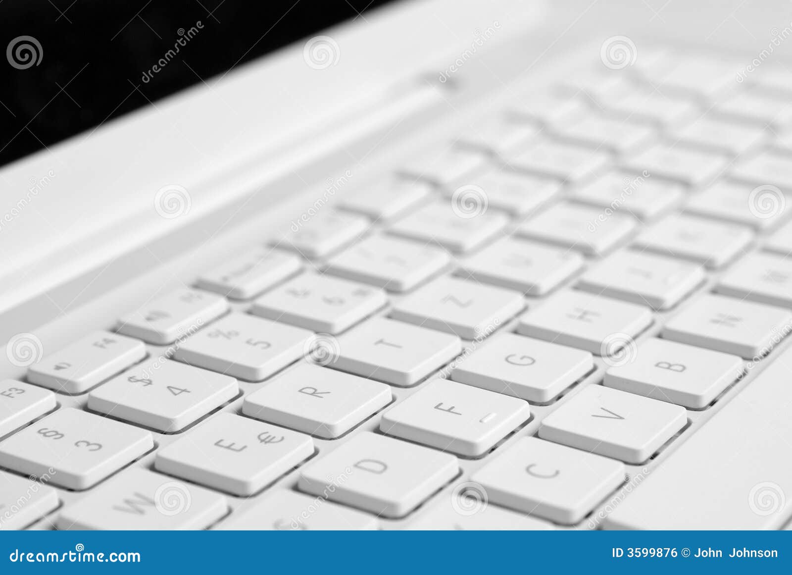 White Keyboard Stock Photography | CartoonDealer.com #3599876