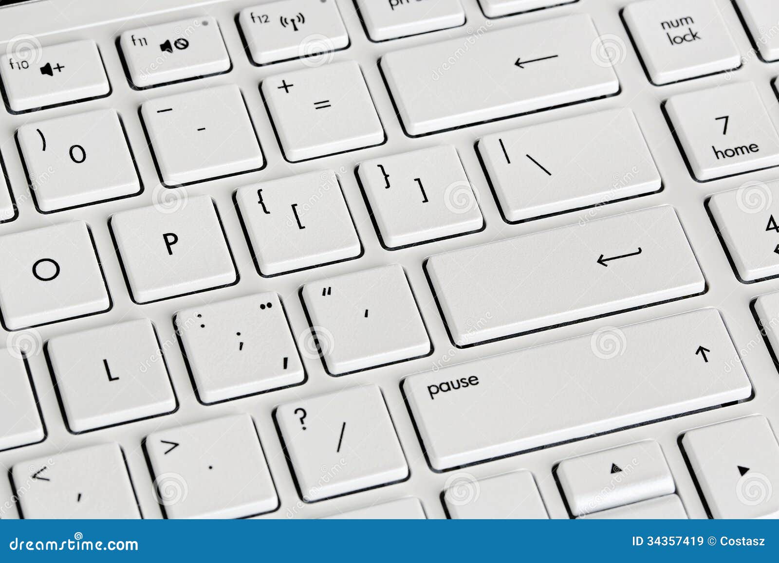 White keyboard stock image. Image of keyboard, files - 34357419