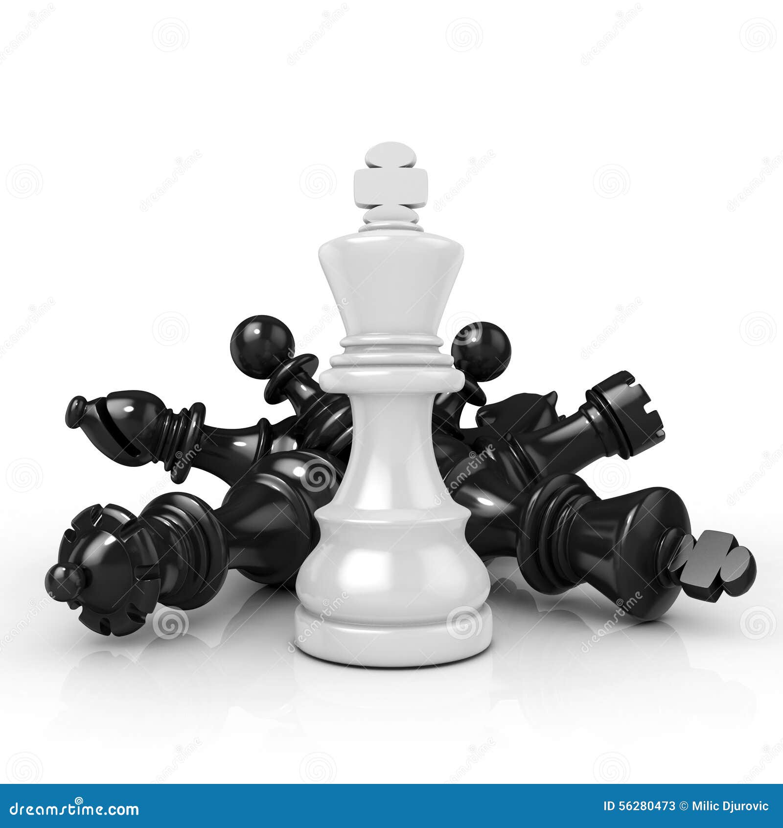 King Standing Line Art Vector Illustration | CartoonDealer.com #158254088