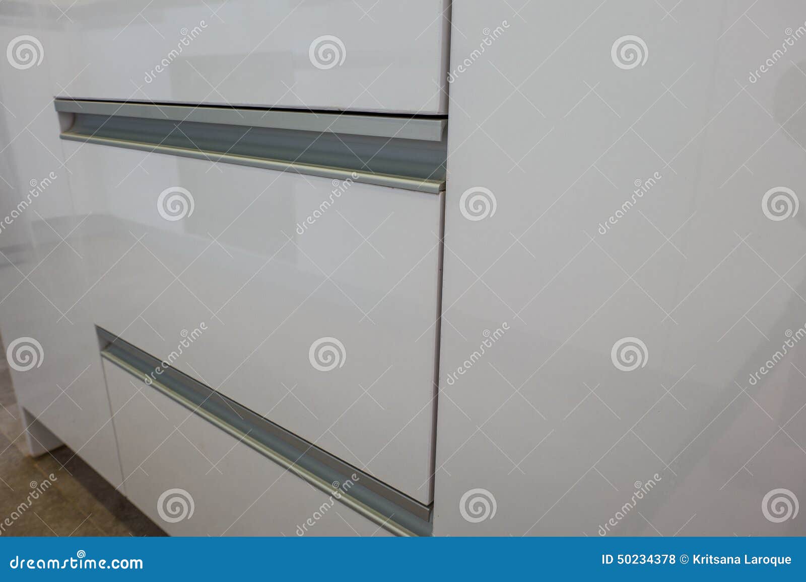 White kitchen drawer stock photo. Image of cleanness - 50234378