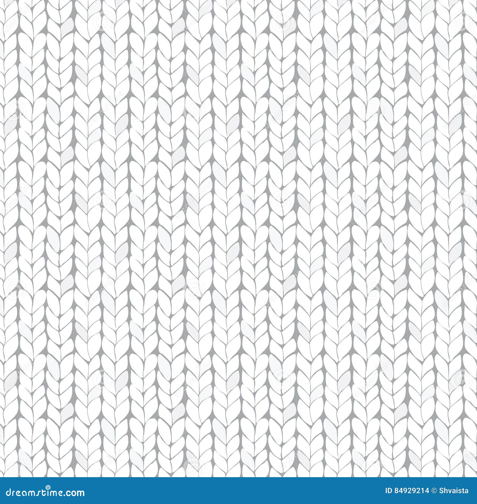 White Knitted Seamless Texture. Stock Vector - Illustration of fabric ...