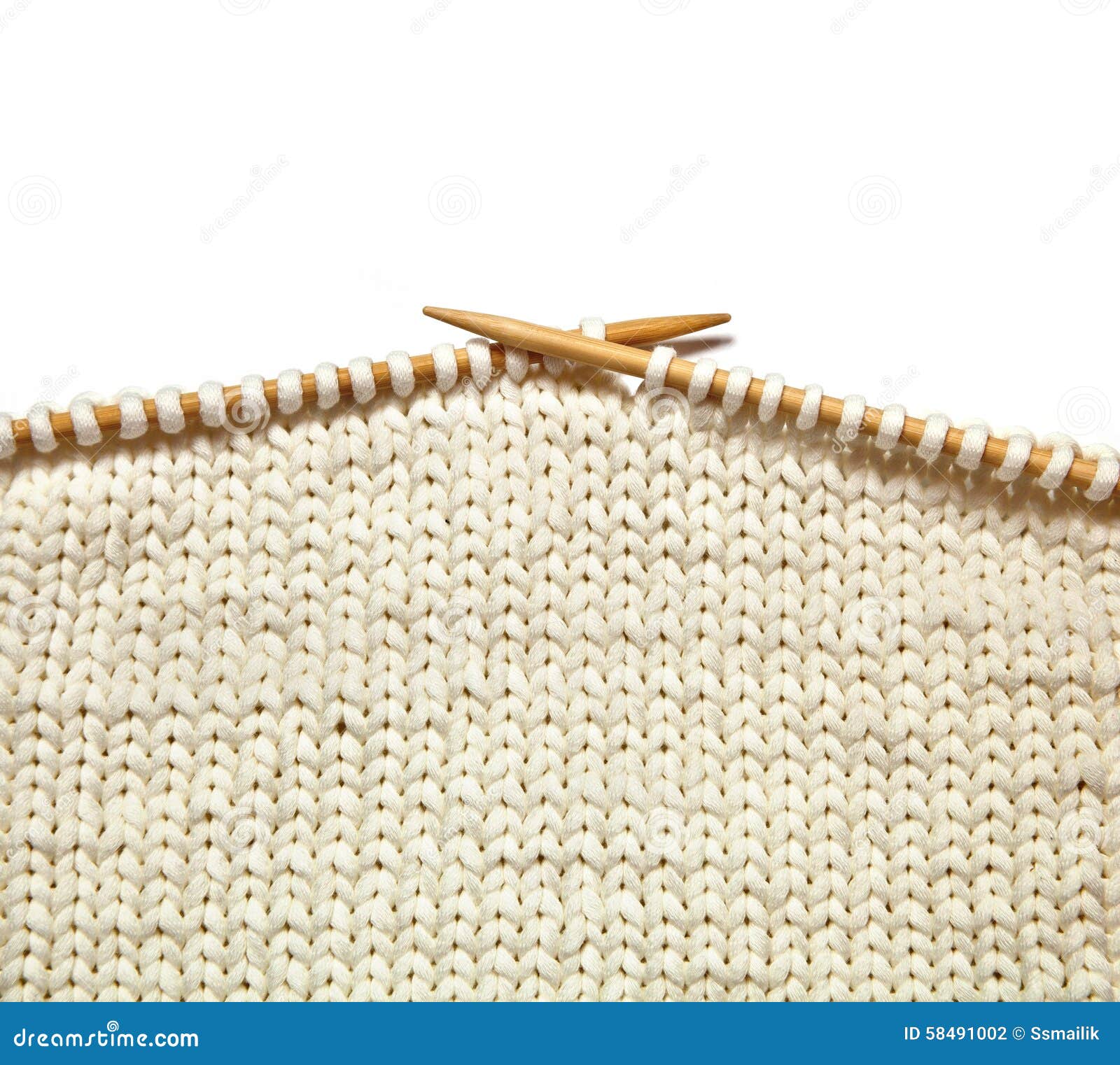 White Knitting on White Background Stock Photo - Image of fashion ...
